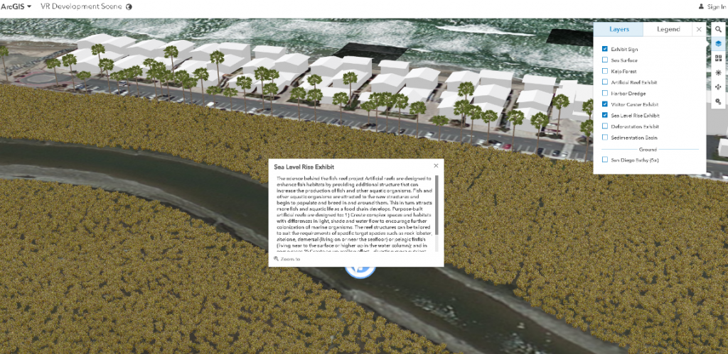 Virtual-reality simulation to enable exploration of changing ...